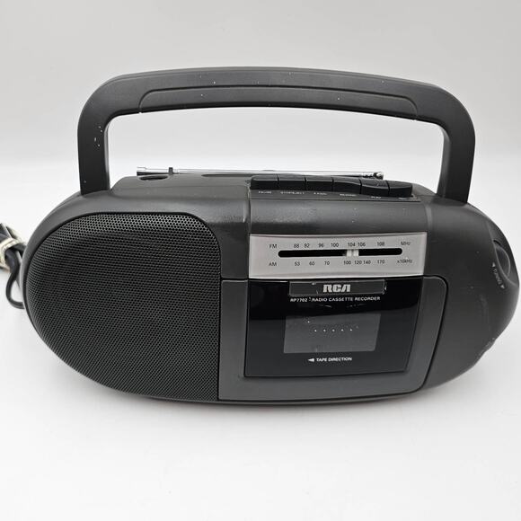 RCA | Media | Vintage Rca Portable Radio Cassette Recorder Model Rp772a ...